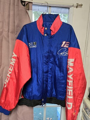 Beautiful Jeremy Mayfield Mobil 1 Blue Jacket With Pegasus NWT XL | eBay