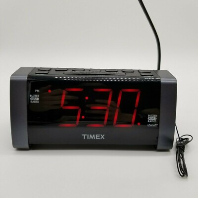 TIMEX Digital Alarm Clock Radio | Big Display, MP3 Line In, AM/FM, Dual ...