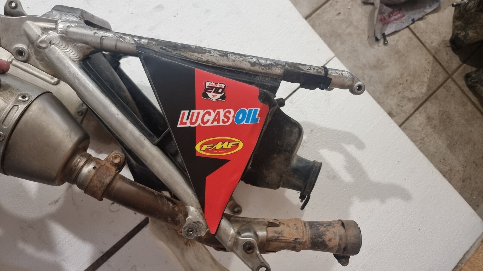 2006 - 2009 Honda CRF 250 Subframe with airbox Sub Frame CRF250R Air ...