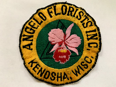 ANGELO FLORISTS INC. Kenosha Wisconsin PATCH | eBay