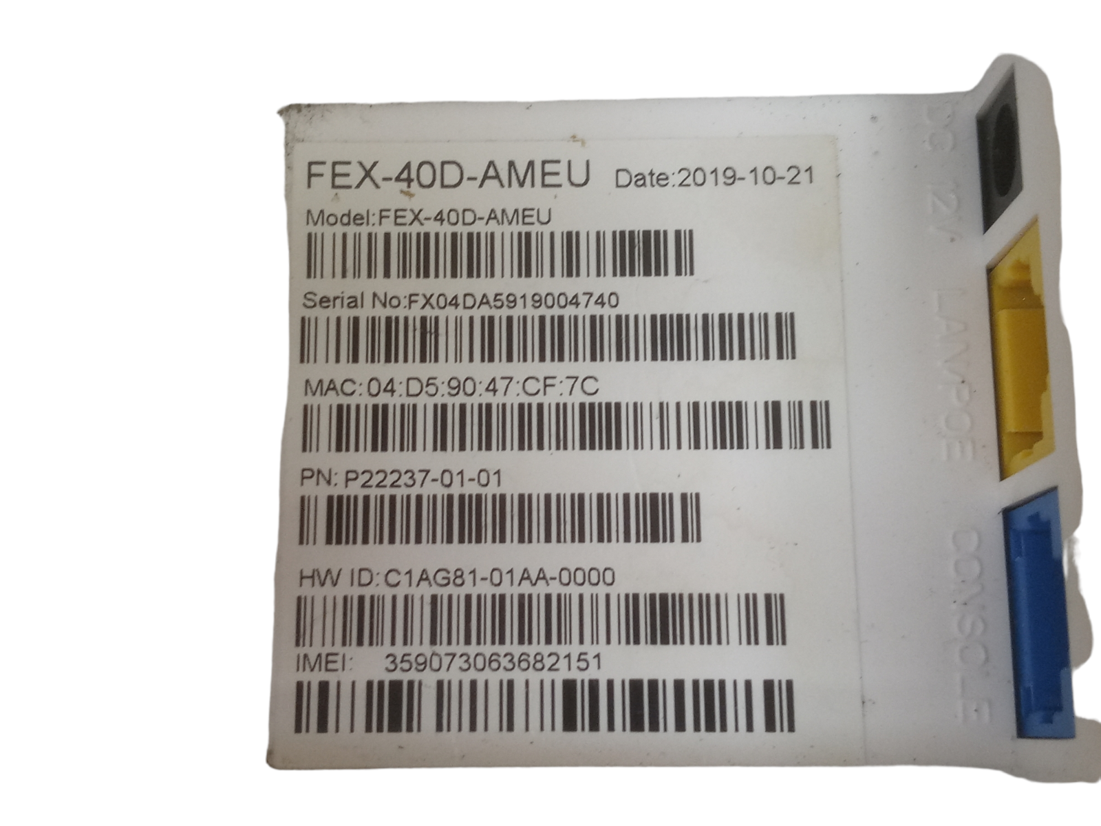 Fortinet FortiExtender FEX-40D-AMEU Cellular Modem/Wireless Router Only ...