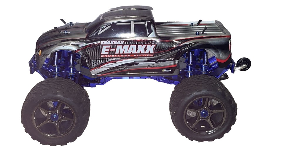 Traxxas E-Maxx Brushless 6s 4WD 1/8 Rc Truck With Tons Of Billet ...