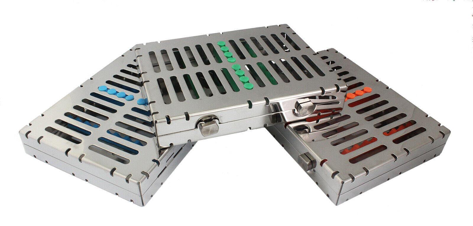 Dental Instrument Cassette Autoclave Sterilization Tray Racks For 10 ...