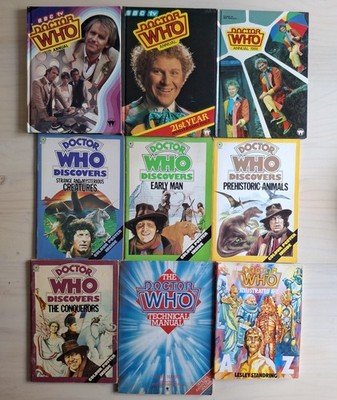 Doctor Who Books - Annuals, Discovers Technical Manual A To Z Vintage ...