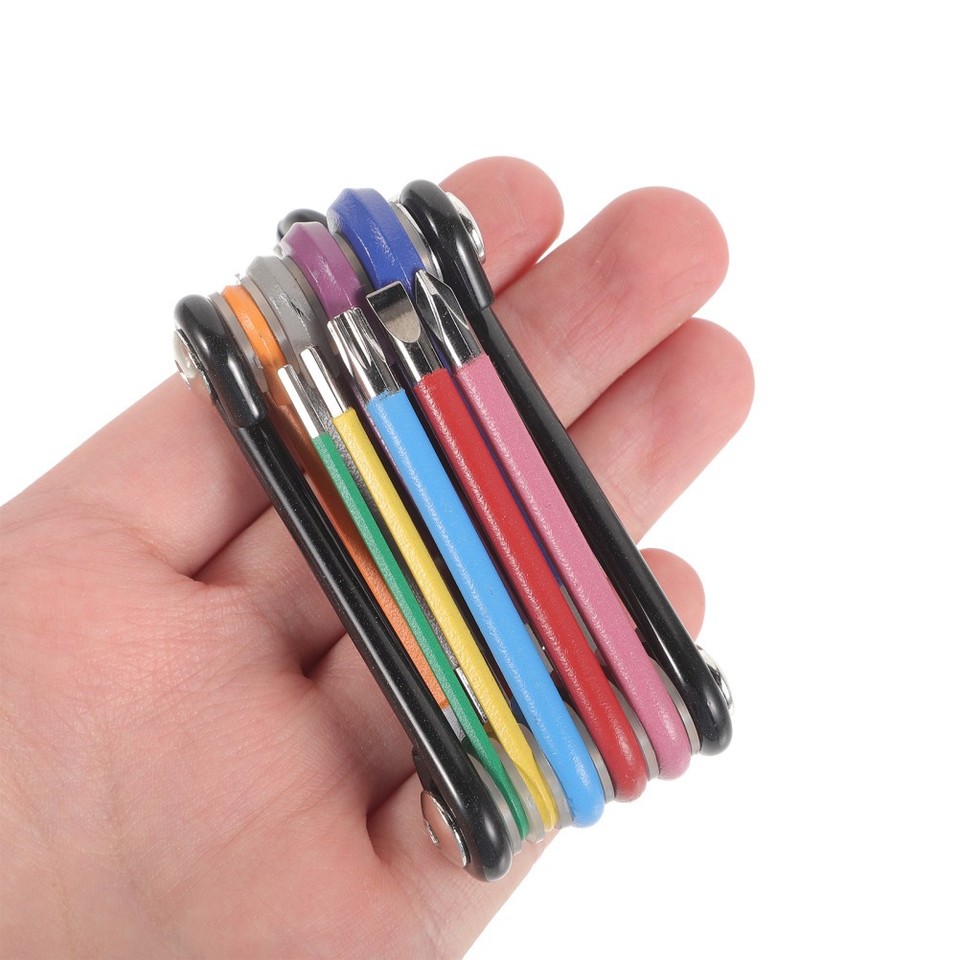 Folding Locking Hexagon Socket Set Bathtub Repair Tool Foldable Wrench ...