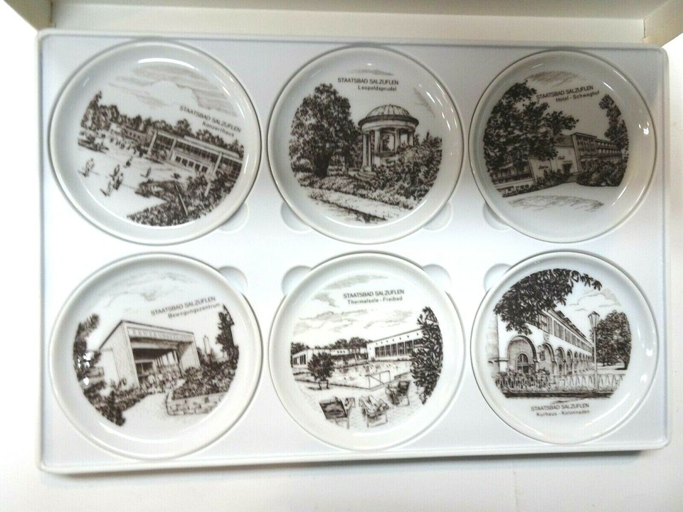 Vintage Furstenberg Porzellan Seit 1747 West Germany Set 6 Porcelain ...