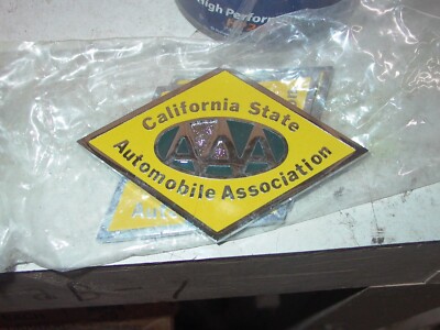 NEW OLD STOCK AAA CALIFORNIA STATE AUTOMOBILE ASSOCIATION LICENSE PLATE ...