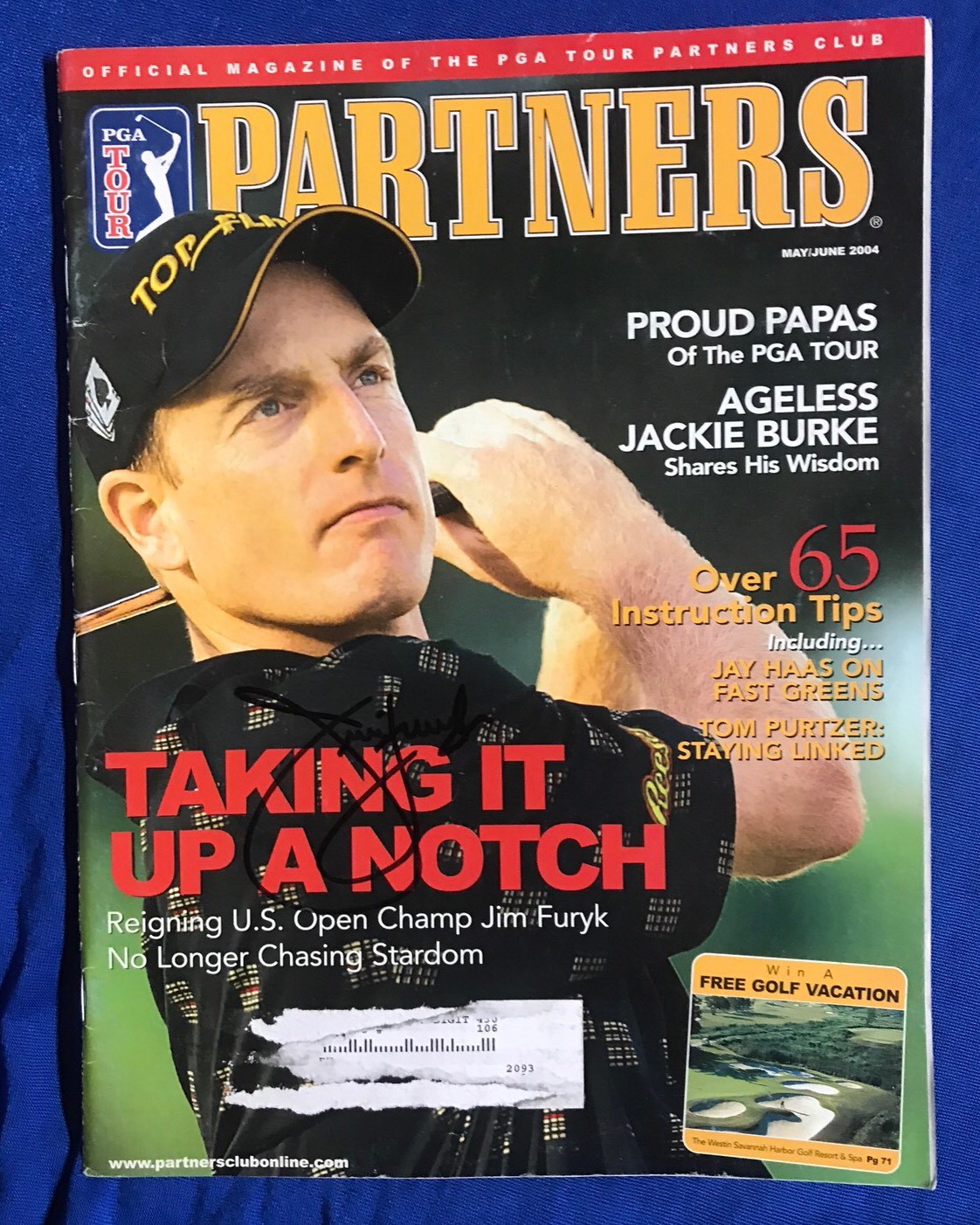 Jim Furyk Autographed Magazine Signed PGA Golf Autographed | eBay