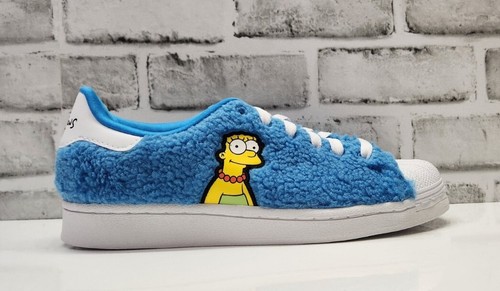 Adidas The Simpsons Marge Superstar Blue Shoes GZ1774 Size Youth 6 ...