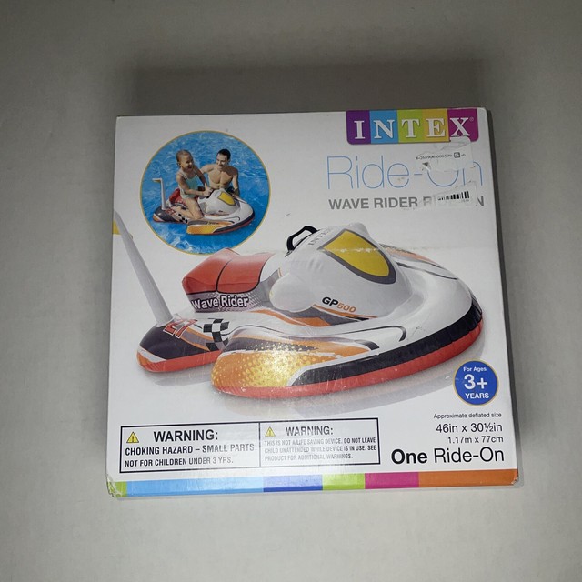 Intex Wave Rider Ride-on Pool Float Toy Inflatable Beach Summer Fun for ...