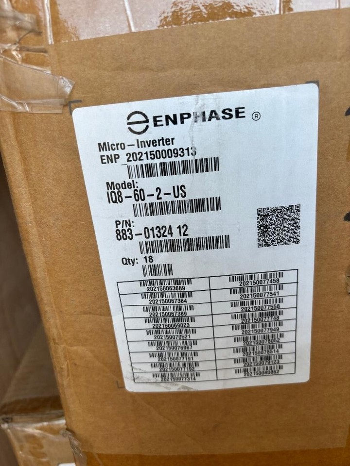 18 Enphase IQ8-60-2-US IQ8 Microinverter, Compatible With 60-Cell new ...