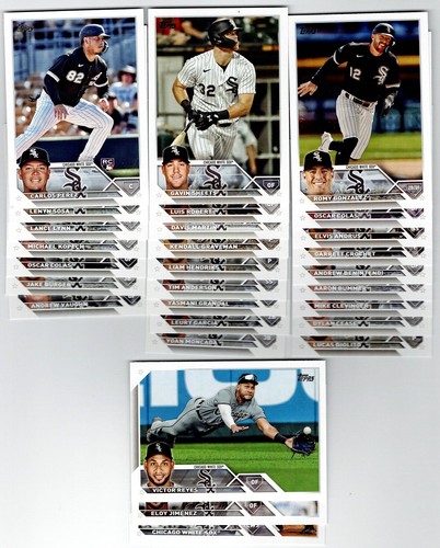 2023 Topps Series 1,2 & Update Chicago White Sox Team Set of 29 Cards ...