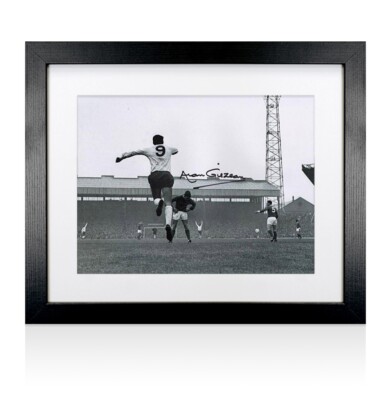 Framed Alan Gilzean Signed Tottenham Hotspur Photo - Number 9 Autograph ...