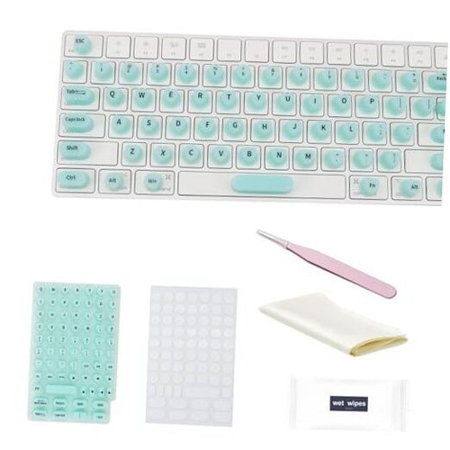 Raised Keyboard Stickers for Long Nails with Letters - Heart-Shaped ...