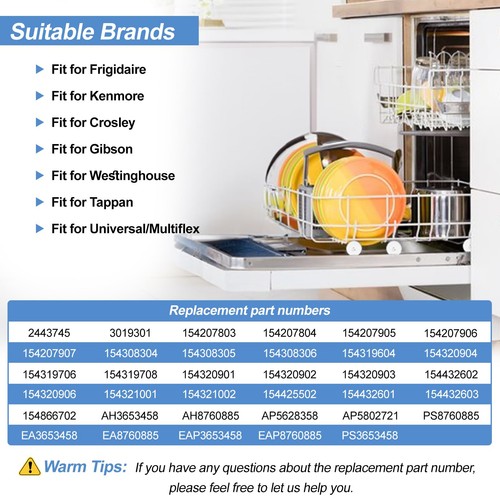 Upgrade OEM 808602302 Dishwasher Lower Dishrack Intended for Frigidaire ...
