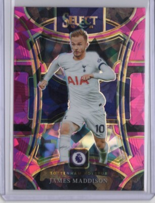 2023-2024 Panini Select Premier League Pink Ice Red James Maddison ...