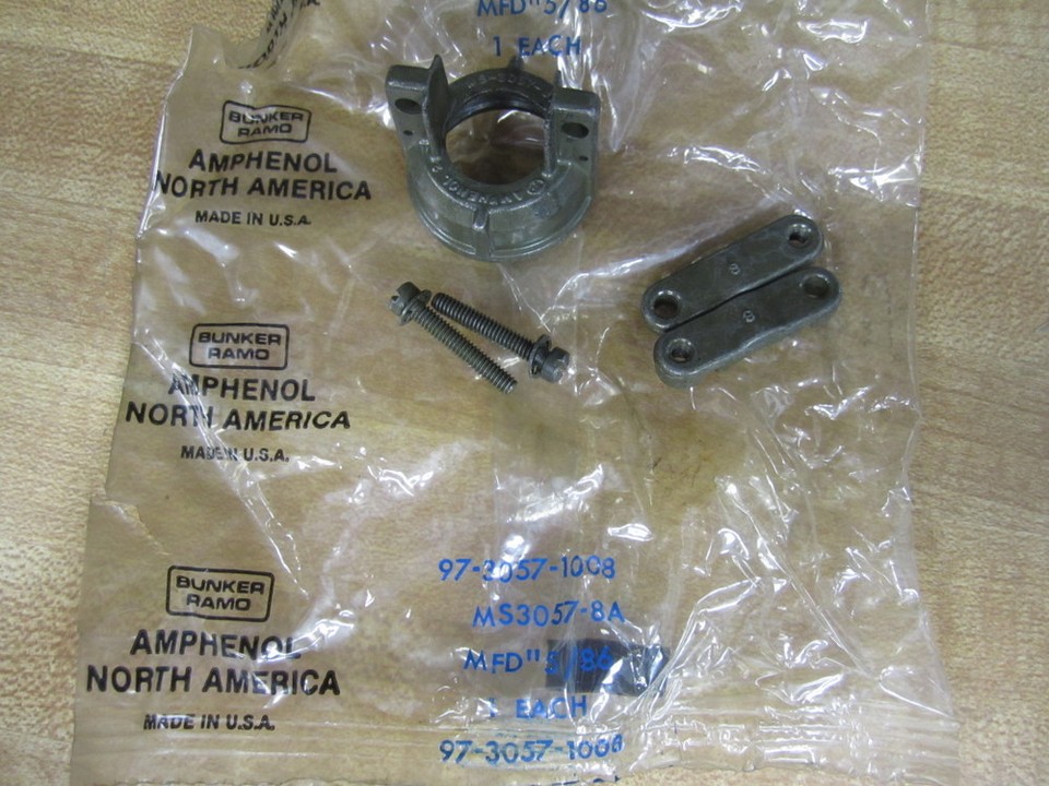 Amphenol 97-3057-1008 Connector MS3057-8A (Pack of 6) | eBay