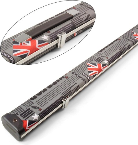 Funky Chalk UNION JACK Pro-Aluminium 3/4 Snooker Pool Cue Case - Holds ...