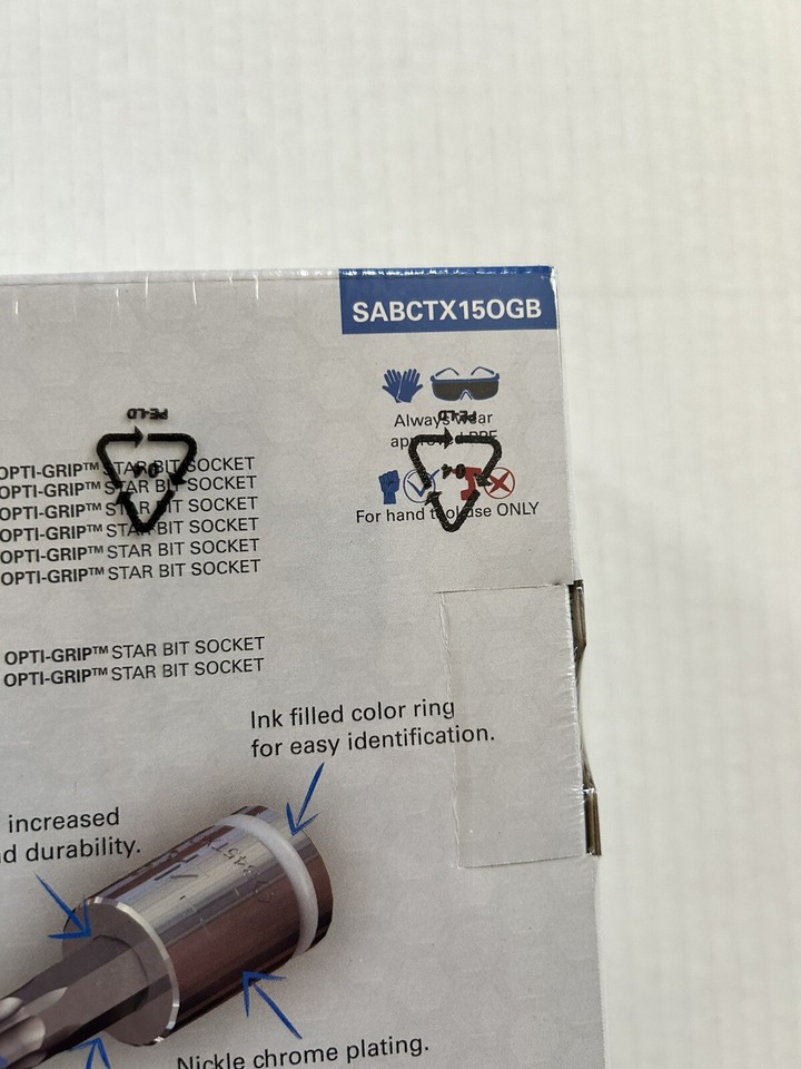 Matco Tools 1/4", 3/8", 1/2" Drive Star Bit Socket Set Opti SABCTX15OGB ...