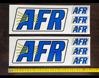 8pcs AFR HEADS decals stickers racing drags offroad hotrods modified ...