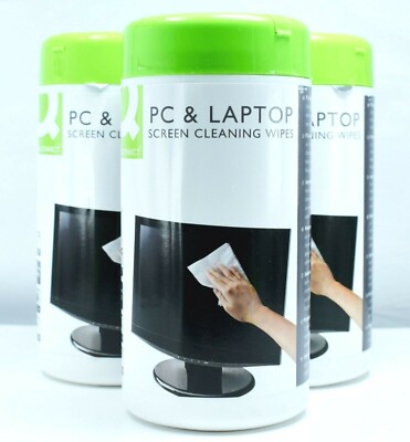 SCREEN CLEANING WET WIPES Laptop TV Computer Monitor Cleaner (Packs of ...