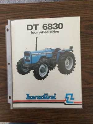 Landini DT 6830 Four Wheel Drive Dealer's Brochure EBAY33 | eBay