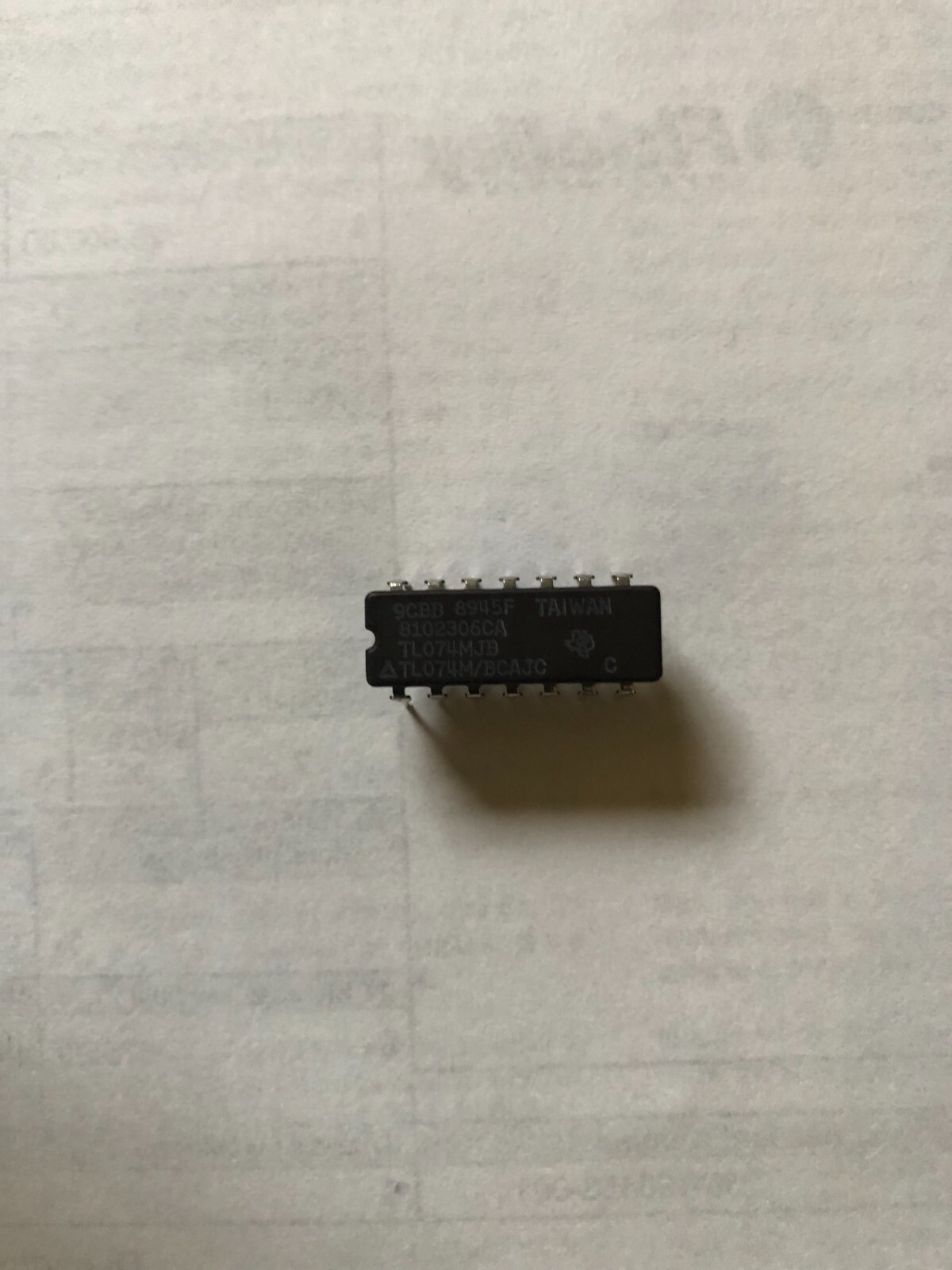 TEXAS INSTRUMENTS TLO74MJB OP AMP LOW NOISE AMP 14 PIN NEW IN OPENED ...