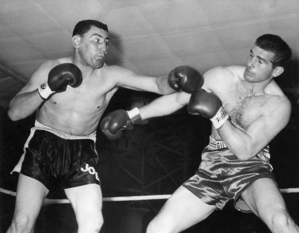 1959 Cardiff Boxer Joe Erskine During His Fight Old Boxing Photo | eBay ...