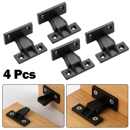 4X Push In Fittings Press Fit Panel Clips Kitchen Cabinet Plinth ...