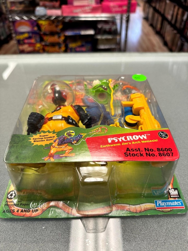 Psycrow (Vintage Earthworm Jim, Playmates) Sealed | eBay