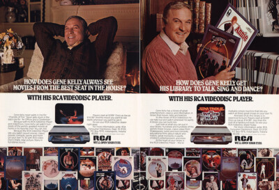 1983 RCA Videodisc: Gene Kelly Vintage Print Ad | eBay
