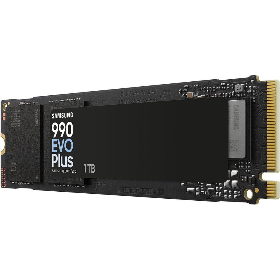 Brand New Samsung 990 EVO Plus SSD 1TB, PCIe Gen 4x4, Gen 5x2 M.2 2280 ...