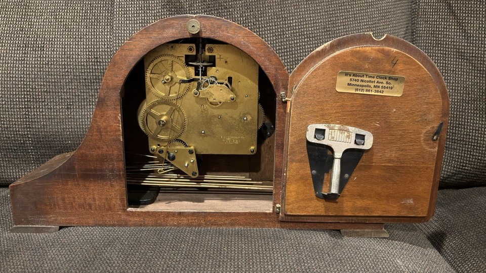 Vintage Welby Mantle Clock with Key Runs & Chimes Germany Westminster ...