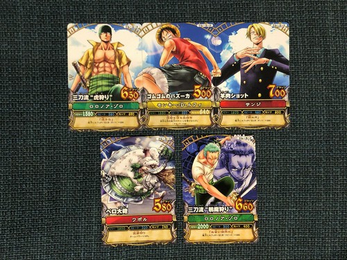 Data Carddass One Piece OnePy β Match Promo PBX4 + PFX1Bandai 2008 Made ...