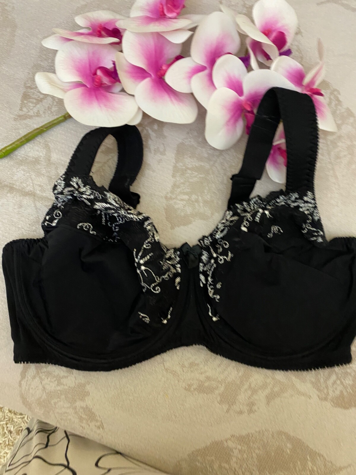 Bpc Bra size it6E gb40E eu 90F Unpadded underwired black | eBay
