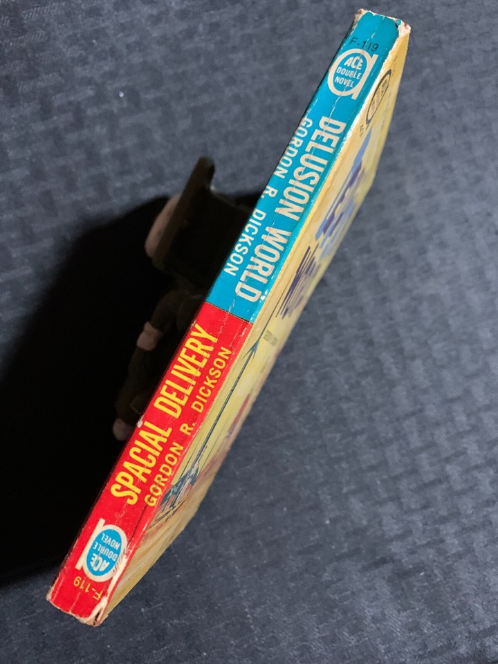 1961 DELUSION WORLD by Gordon R Dickson VG 4.0 Ace Double F-119 ...