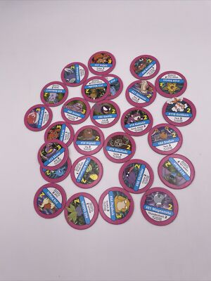 Pokemon Master Trainer 1999 Board Game 34 Pink Tokens | eBay