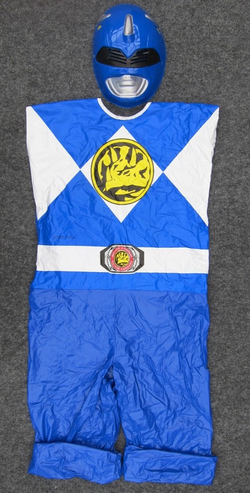 VINTAGE BLUE POWER RANGERS HALLOWEEN COSTUME**1994**RARE** | eBay
