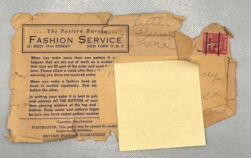 Skirt Weskit Vest Shirt Mail Order Pattern Bureau 3098 Size 12 1950's Vintage | eBay