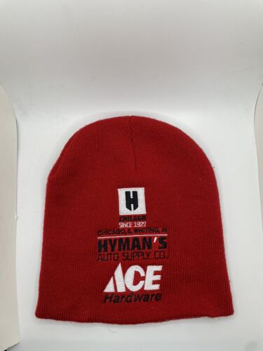 Ace Hardware Hyman Whiting Chicago Store Winter Beanie Cap Hat | eBay