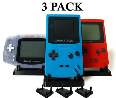 3 PACK - GameBoy Display Stand Set - Fits SP, Advance, Color, and ...