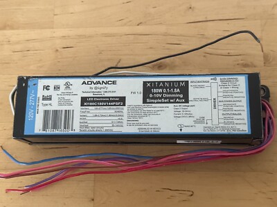 Advance XI180C180V144PSF2 Xitanium Programmable LED Driver 180W 1500mA ...