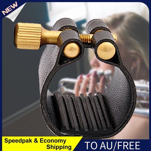 AU Sax Mouthpiece Clamp Compact Black Portable for Alto Saxophone ...