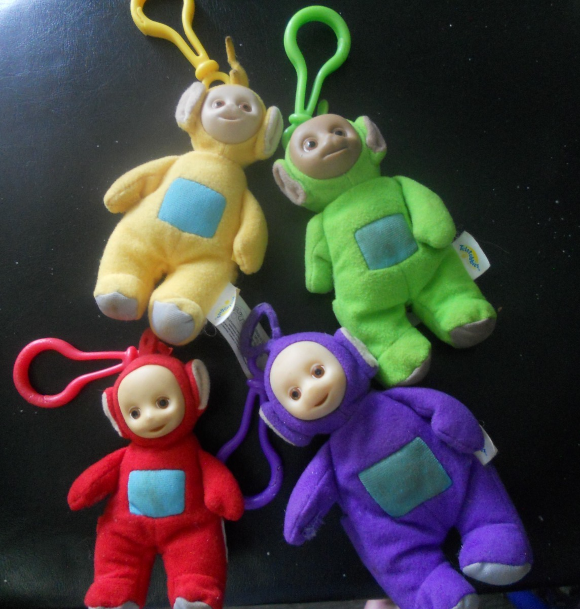 vintage lot of 4 Teletubbies with key chain | eBay