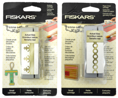 Fiskars Notebook Paper Interchangeable Border Punch Cartridge Chain ...