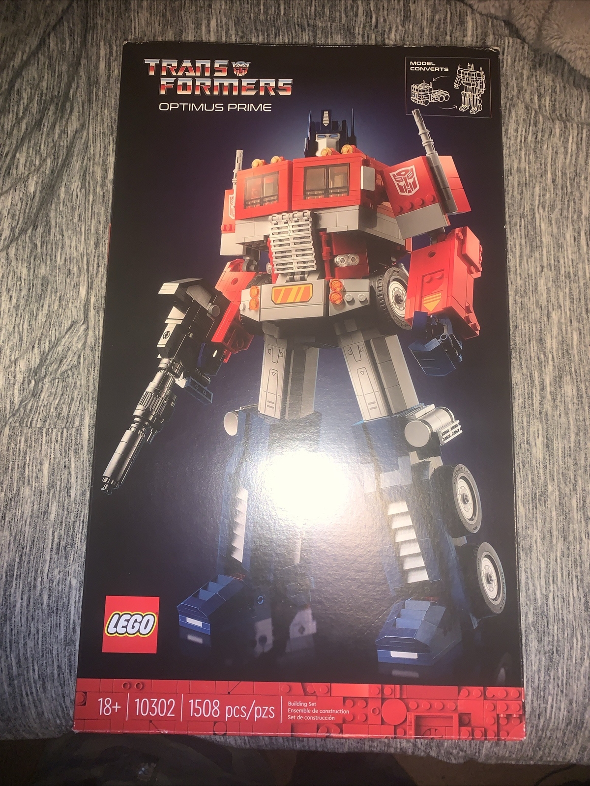 LEGO Optimus Prime 10302 Building Set Toy Set (1,508 Pieces) Model ...