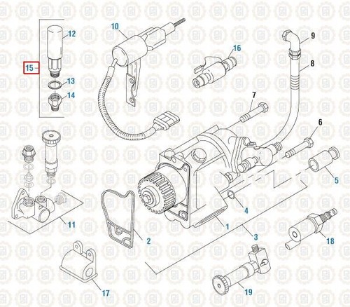 International DT466E & DT530E Primer Pump Kit PAI P/N 480245 Ref ...