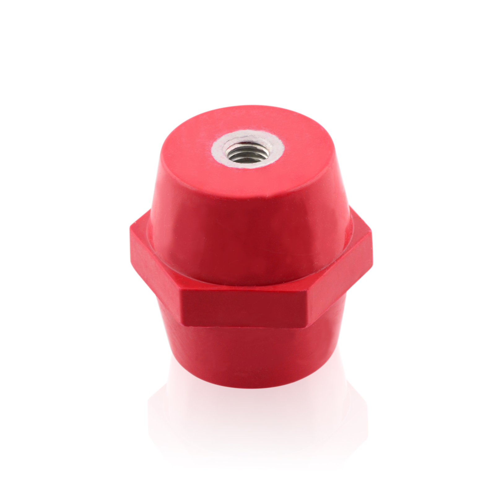 Isolatori M4 Rosso 16x15mm Resina Poliestere Stützisolator ...