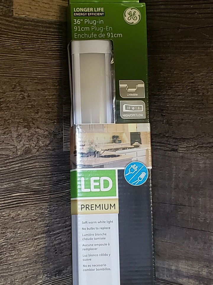 GENUINE GE Jasco 38847 Premium 36" LED Slim Light Fixture Under Cabinet ...