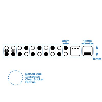 2 Hob Bridge Adhesive Oven Stove Knob Switch Sticker Replacement Label ...